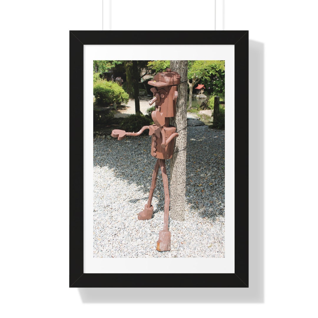 Wooden Pinocchio in Shirakawa-go Japan Framed Poster Japanese - Etsy