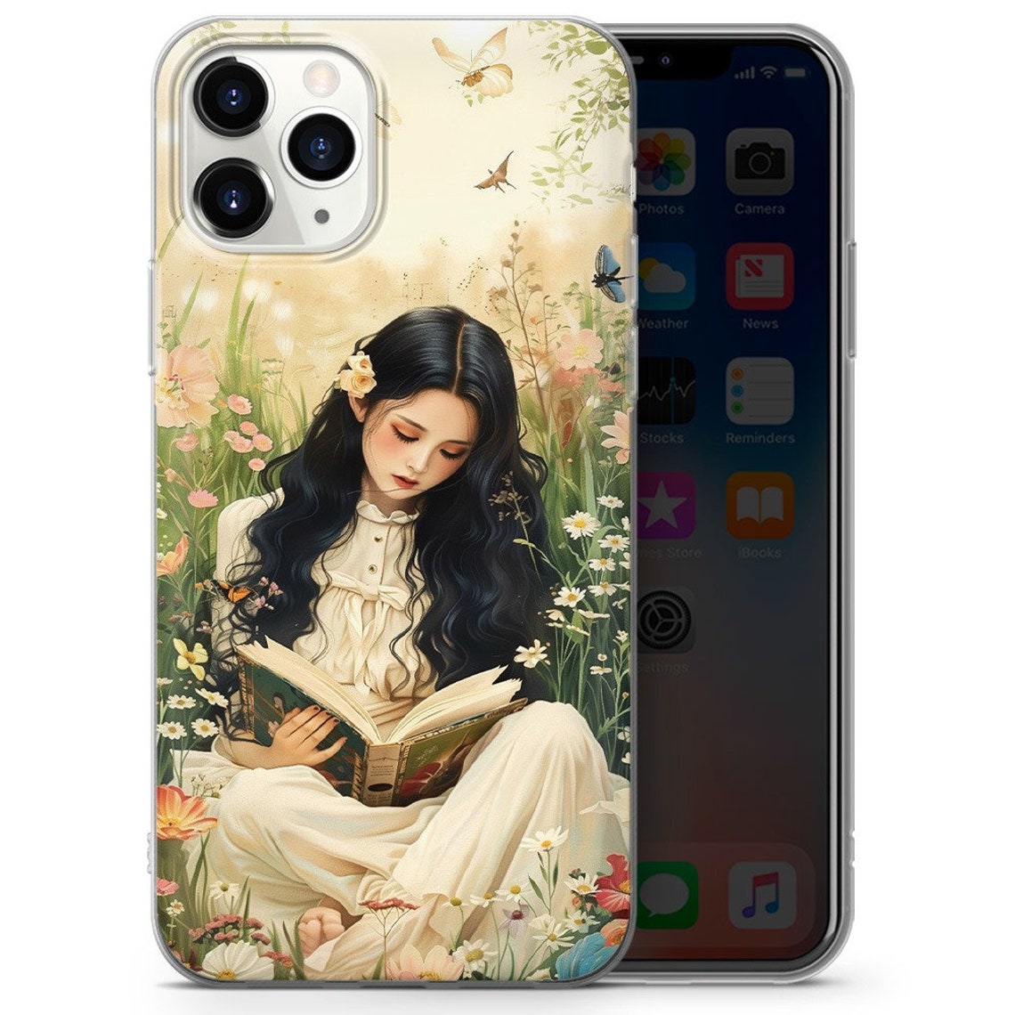 Renaissance Art Phone Case Cottage Core Phone Case BOOK LOVER Phone ...