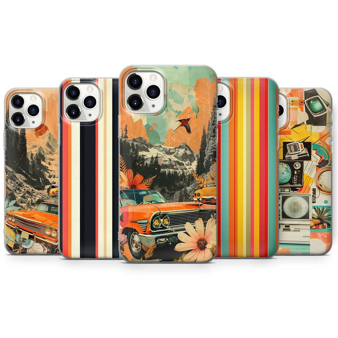 RETRO Art Phone Case, VINTAGE Aesthetic Phone Case Cover for Pixel ...