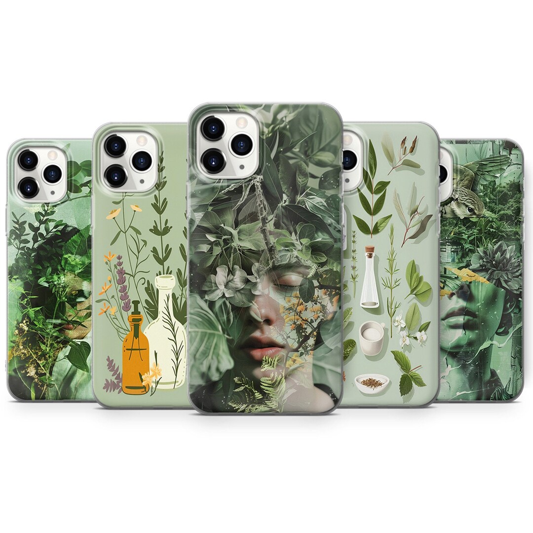 SAGE GREEN Phone Case HERBALISM Theme Phone Case Phone Case Cover for ...