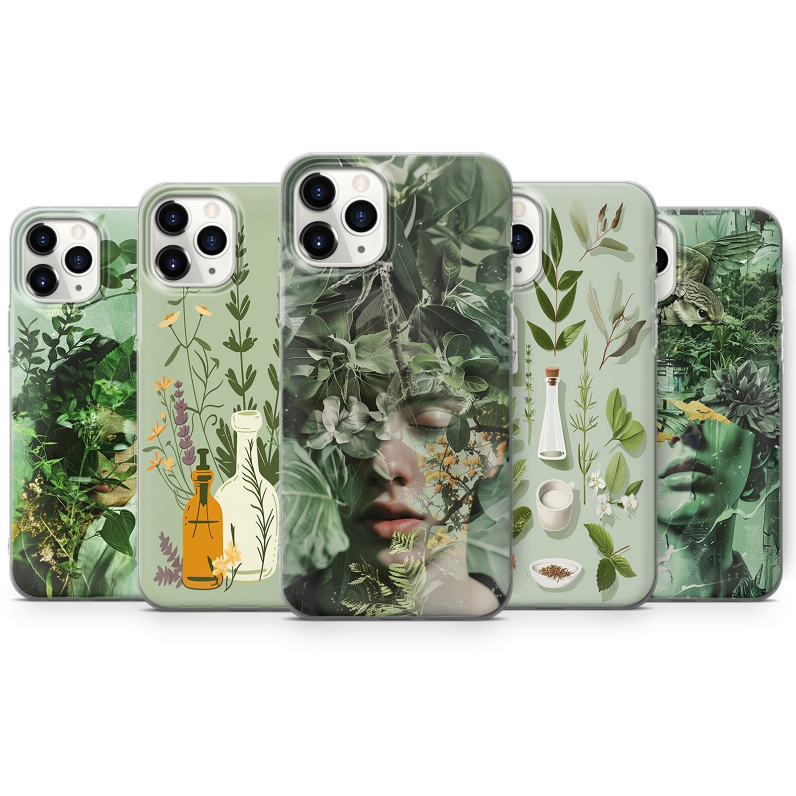 SAGE GREEN Phone Case HERBALISM Theme Phone Case Phone Case Cover for ...