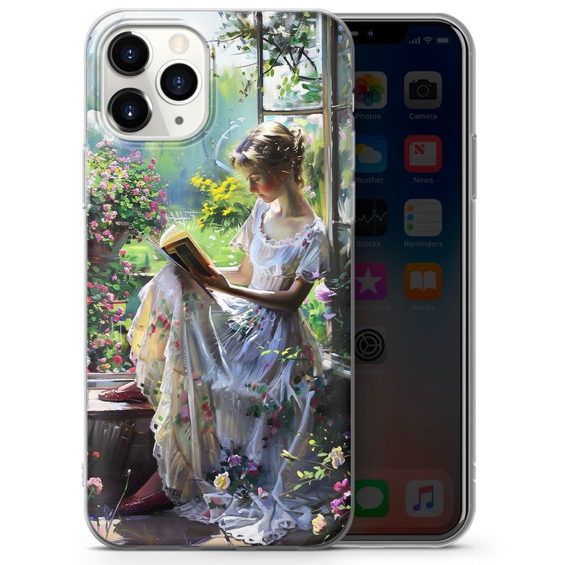 Renaissance Art Phone Case Cottage Core Phone Case BOOK LOVER Phone ...