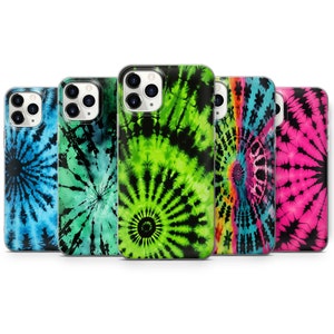 TIE DYE Phone Case, Bright NEON Tie Dye Phone Case Cover for Pixel ...