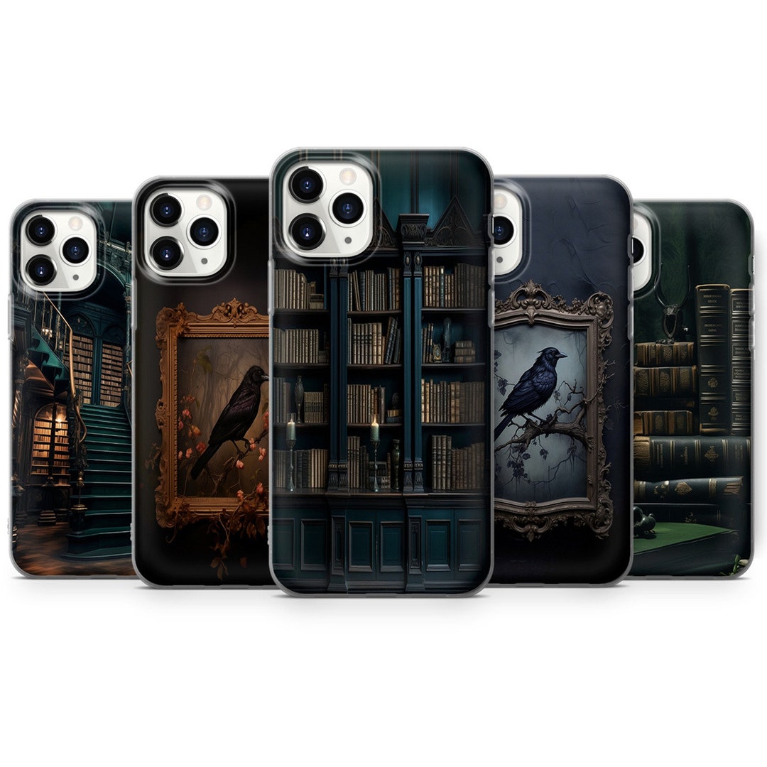 DARK GREEN Academia Aesthetic Phone Case Cover for Pixel Samsung iPhone ...