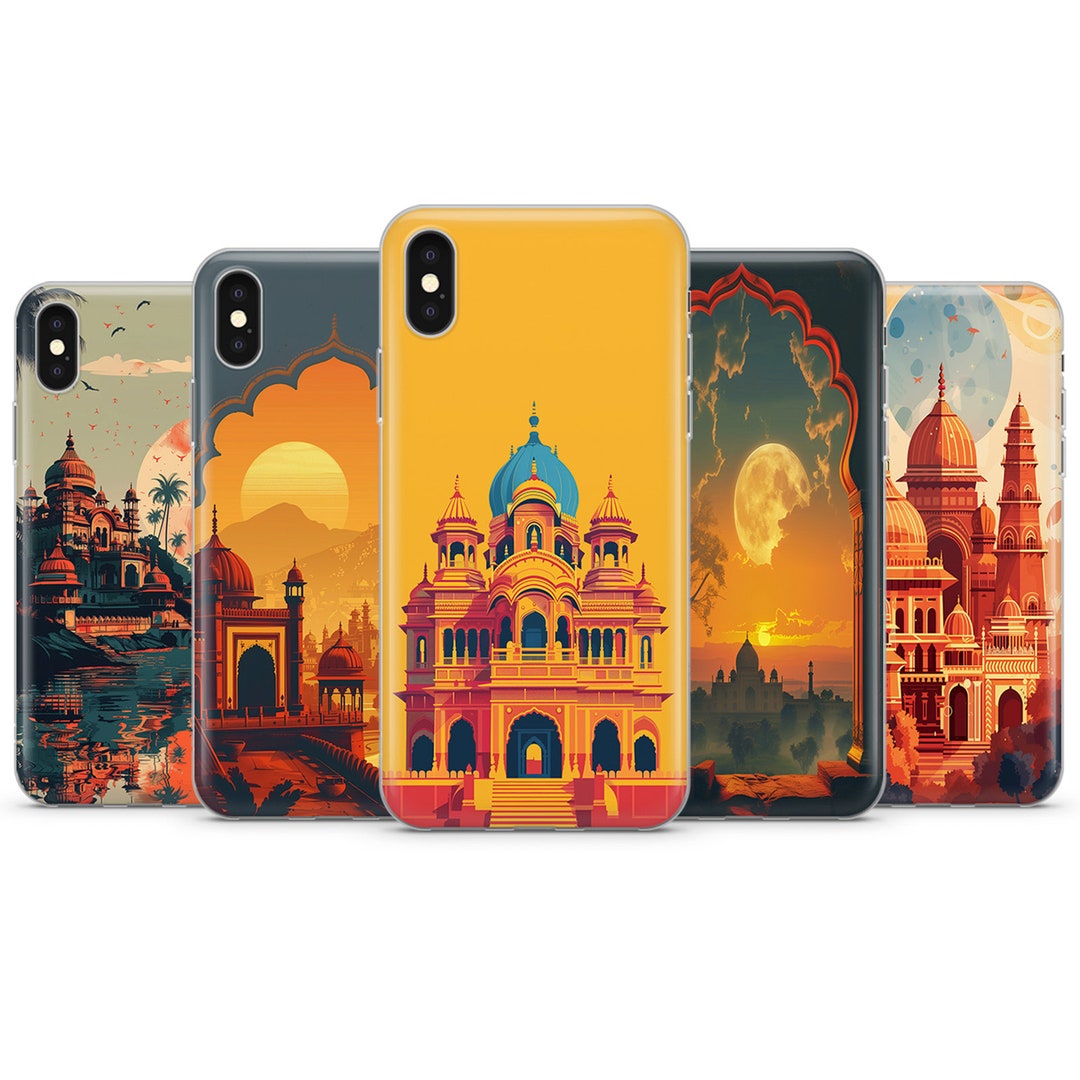 INDIAN Art Phone Case MUGHAL Aesthetic Phone Case Cover for Pixel ...