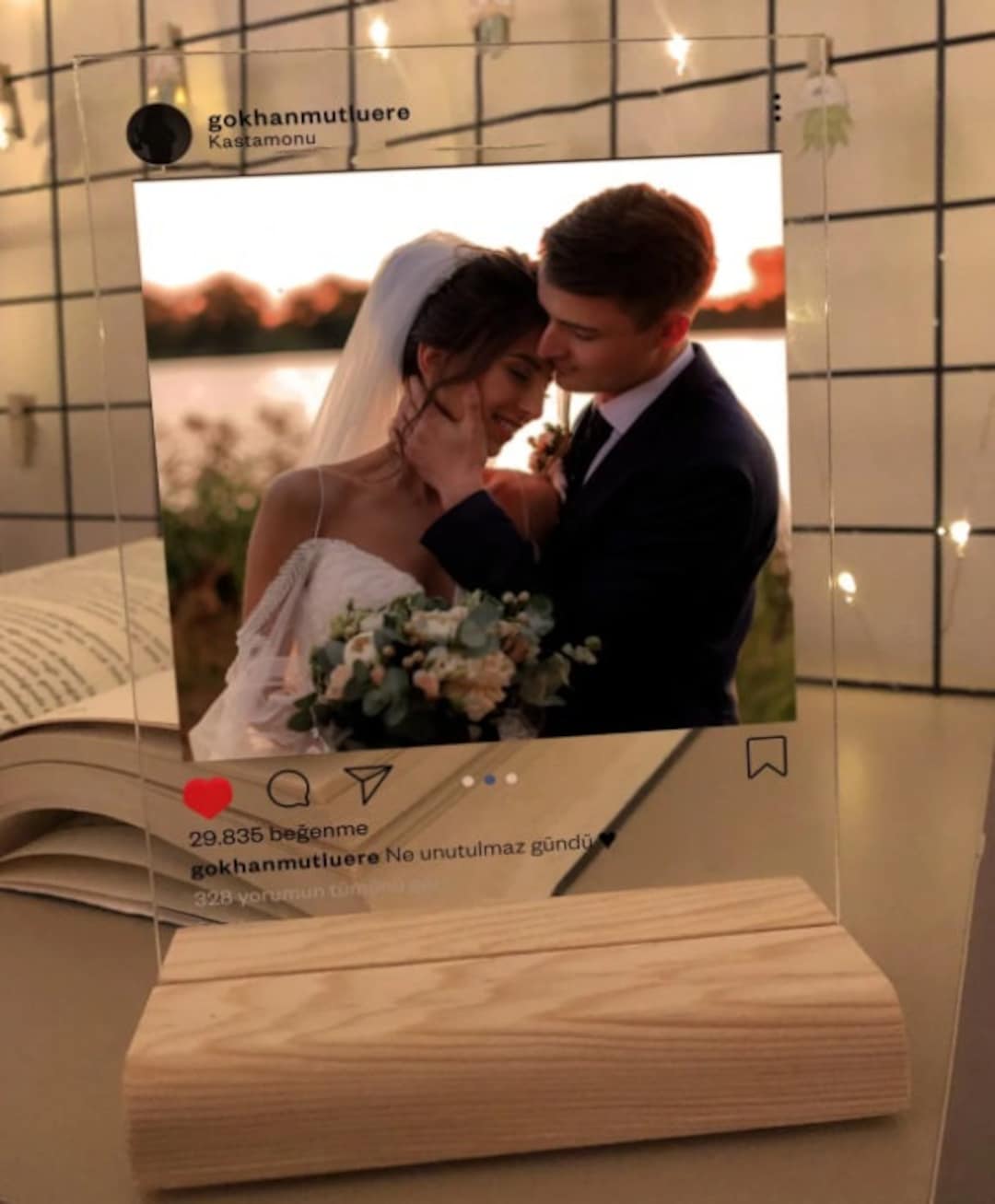 Personalized Plaque Instagram Post Printed Gift - Etsy