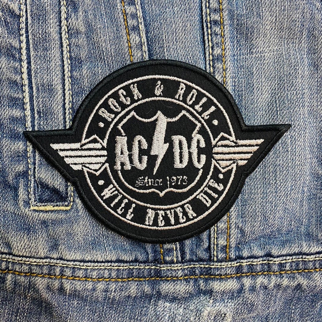 Acdc Ac Dc Band 18 Embroidered Patch Badge Applique Iron On - Etsy