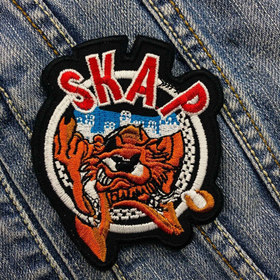 Ska P Embroidered Patch Badge Applique Iron On - Etsy