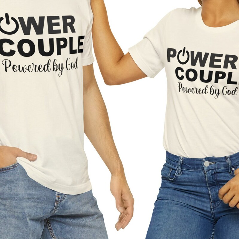 Power Couple Powered by God - Etsy