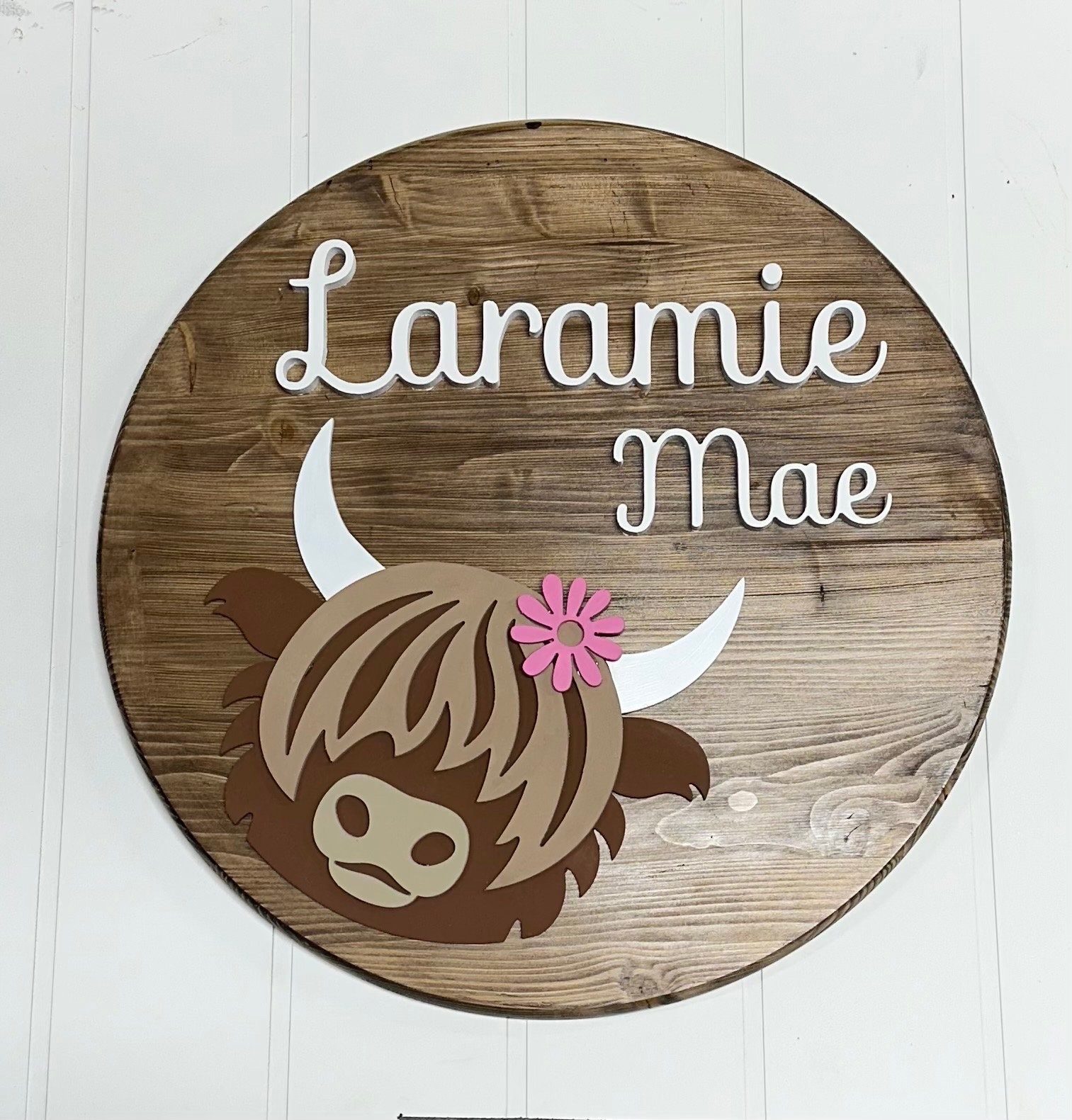 Highland Cow Nursery Sign, Cow Nursery Sign, Western Nursery Decor ...