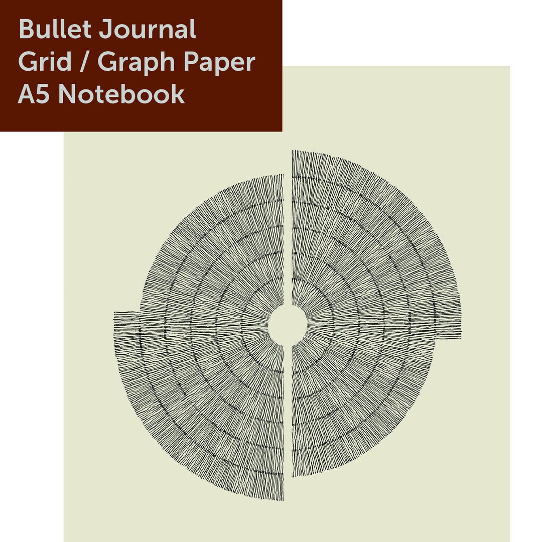 Dotted Grid Notebook, Bullet Journal, A5, Graph & Lined / Ruled - Etsy UK