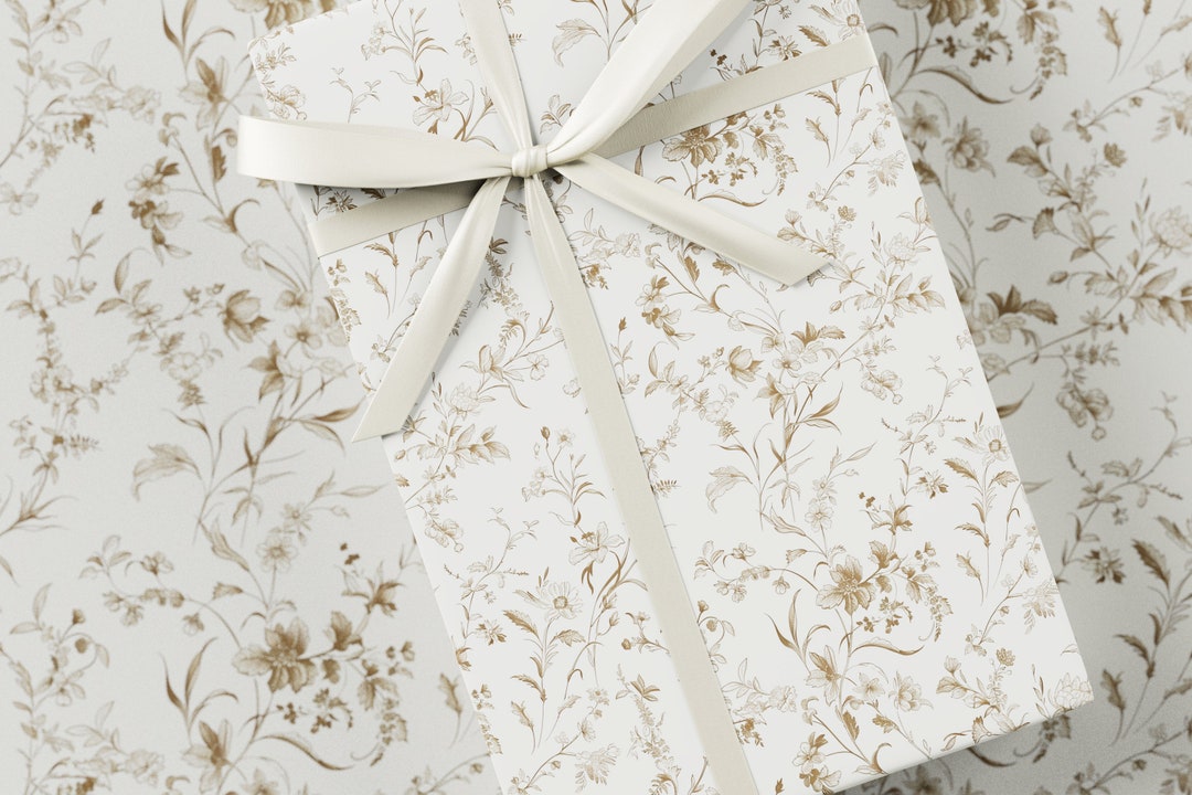 Wedding Gift Wrapping Paper - Premium Gift Wrap, Wedding Day Collection ...