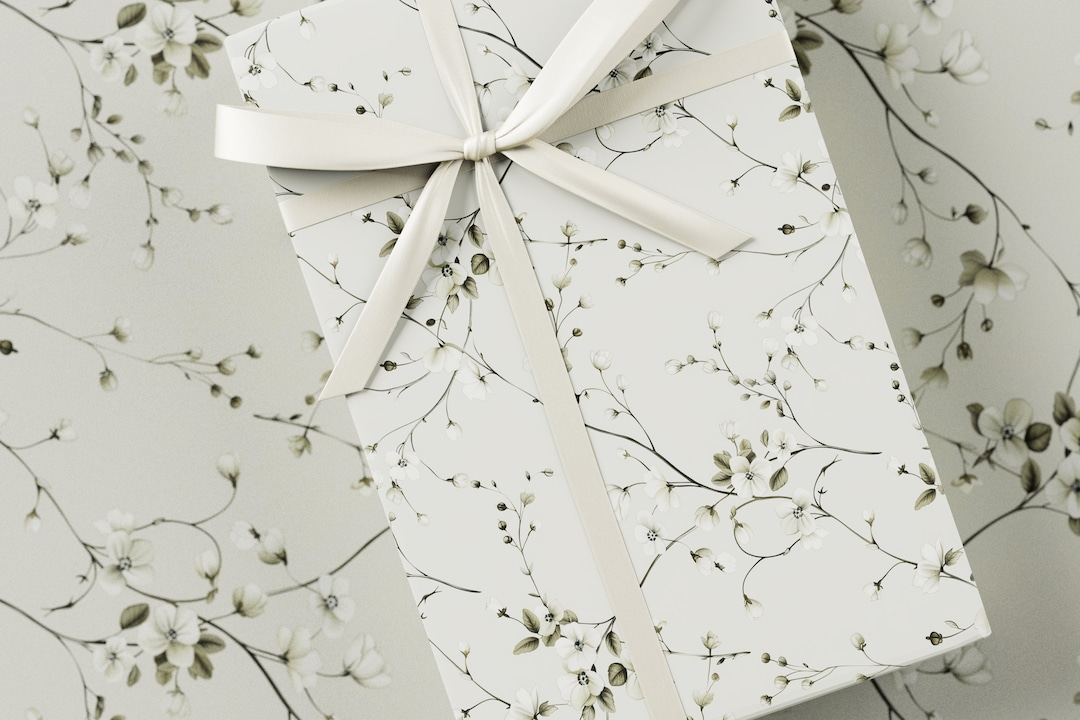 Wedding Gift Wrapping Paper - Premium Gift Wrap, Wedding Day Collection ...
