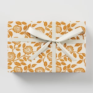 Block Print Wrapping Paper - Premium Gift Wrap, Block Print Collection ...