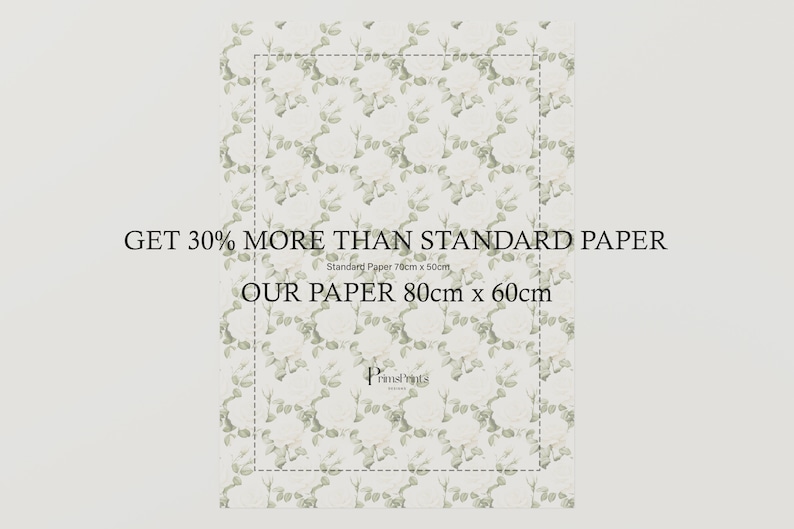White Roses Wrapping Paper - Premium Gift Wrap, Valentine Collection ...