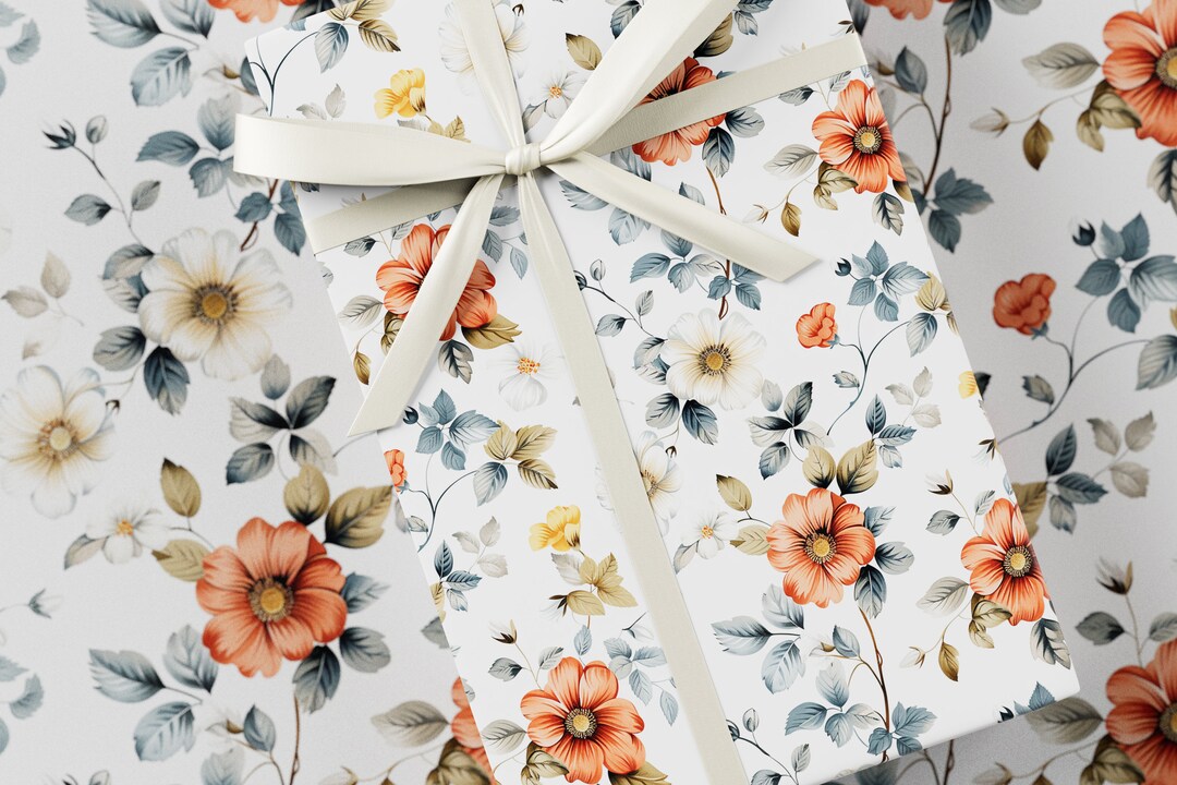 Wedding Gift Wrapping Paper - Premium Gift Wrap, Wedding Day Collection ...