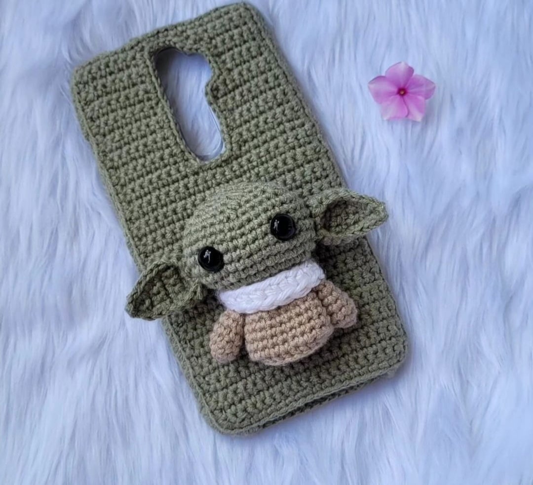 Handmade Knitted Phone Case, Funny Cartoon iPhone Case, Designer Kawaii ...