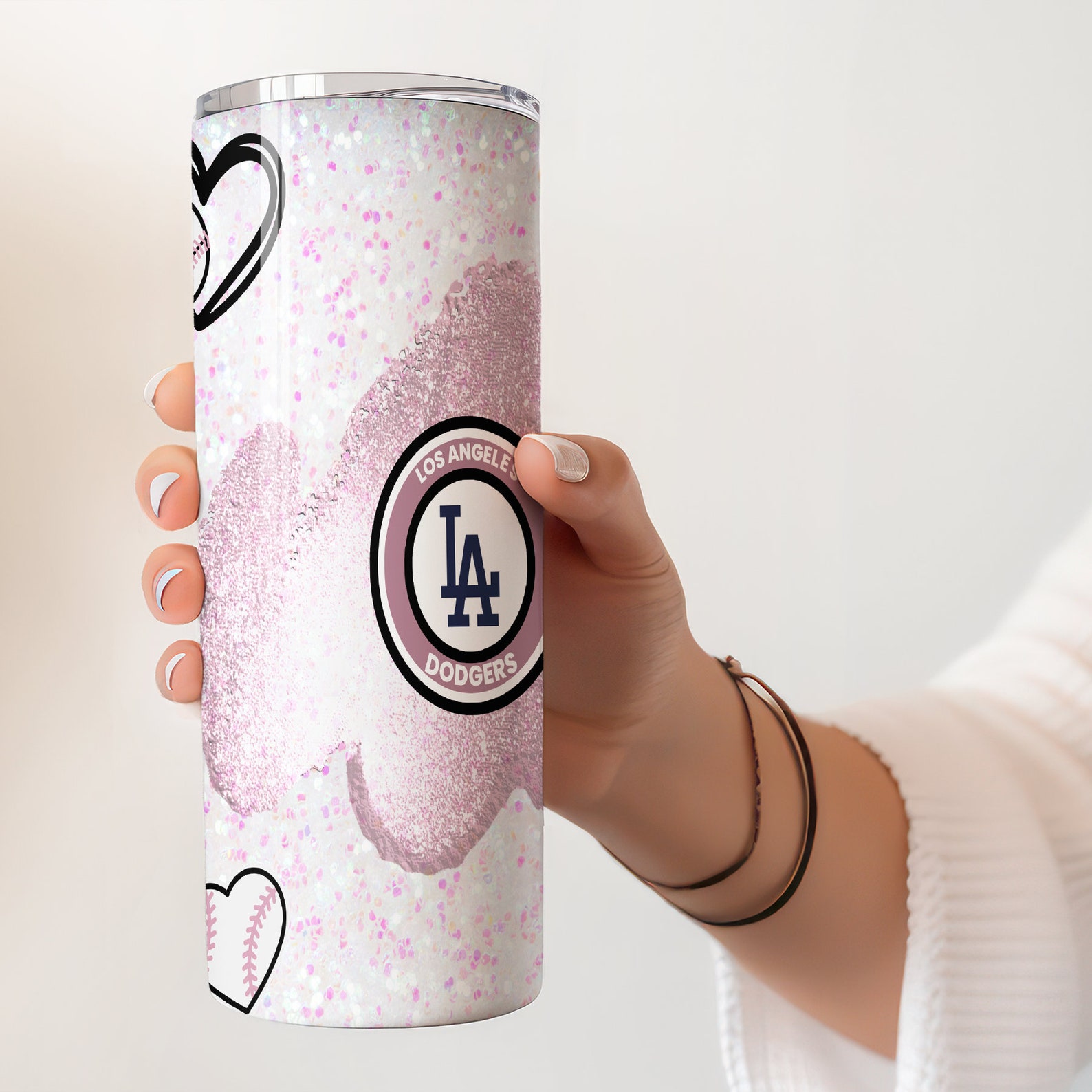 Dodgers Tumbler Wrap Sublimation, 20oz Skinny Tumbler Sublimation ...