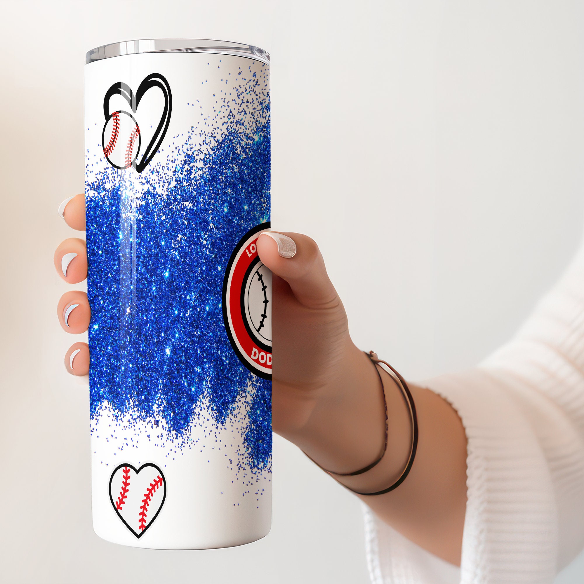 Dodgers Tumbler Wrap Sublimation, 20oz Skinny Tumbler Sublimation ...