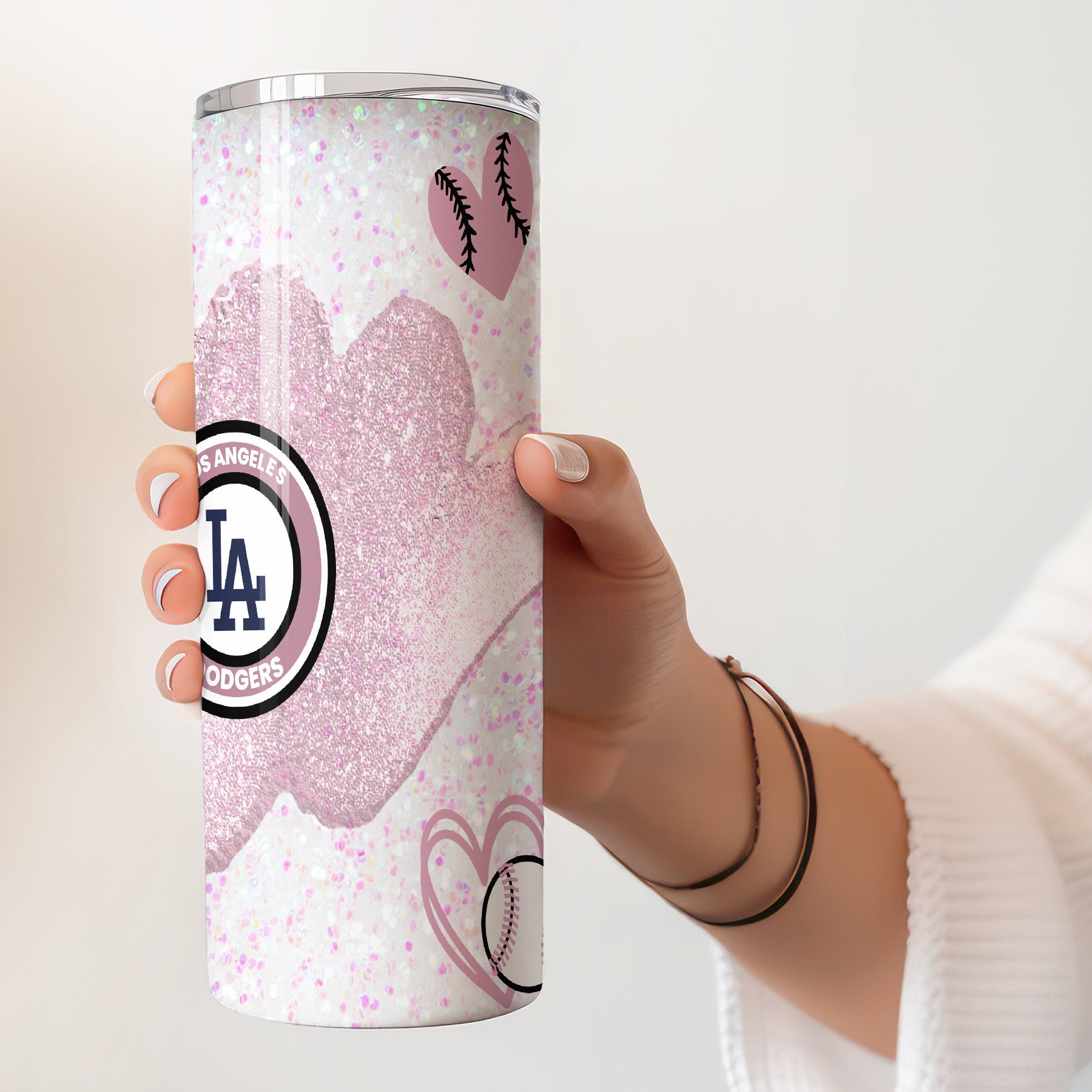 Dodgers Tumbler Wrap Sublimation, 20oz Skinny Tumbler Sublimation ...