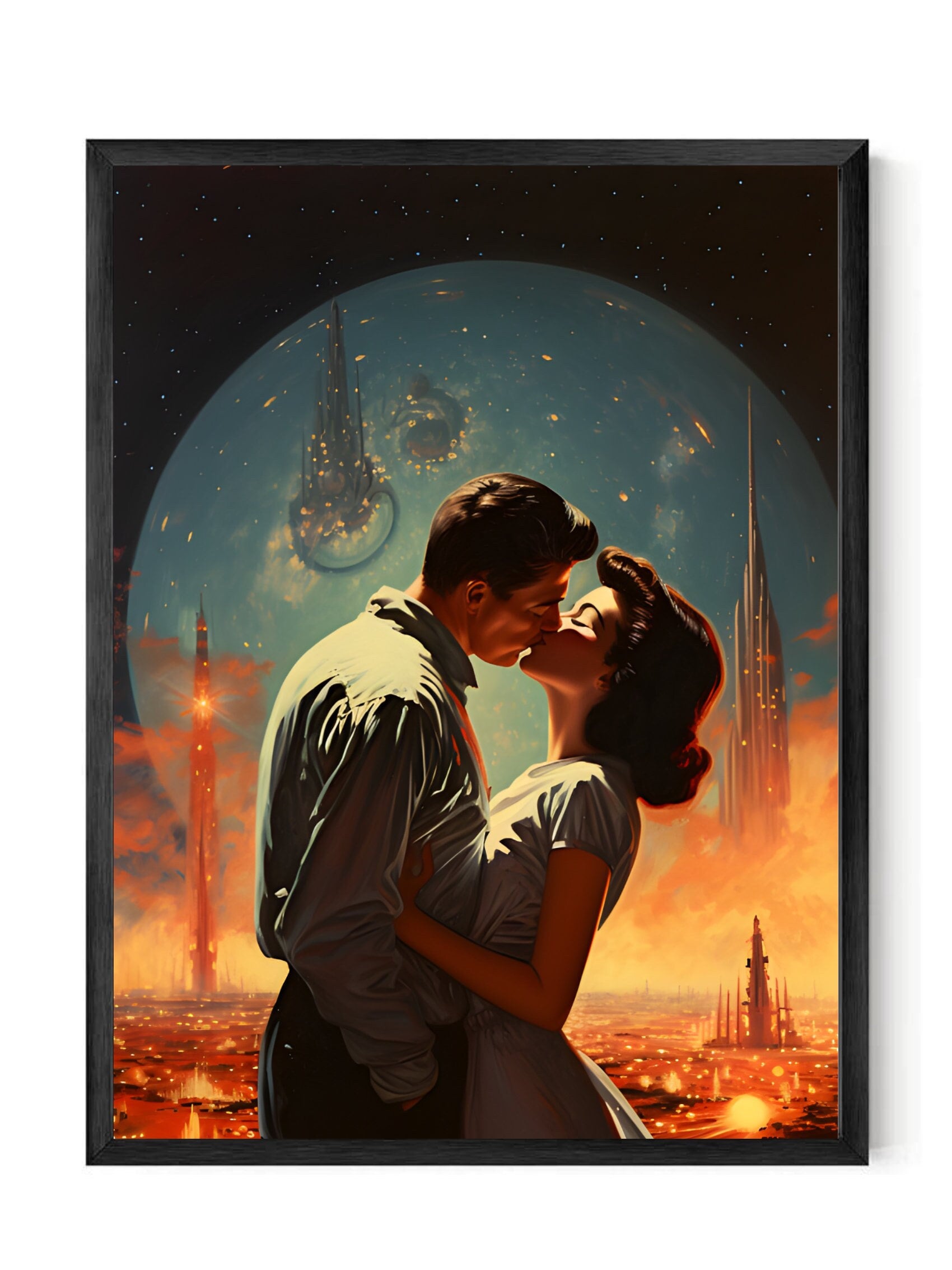 Retro Futurism Poster - Etsy