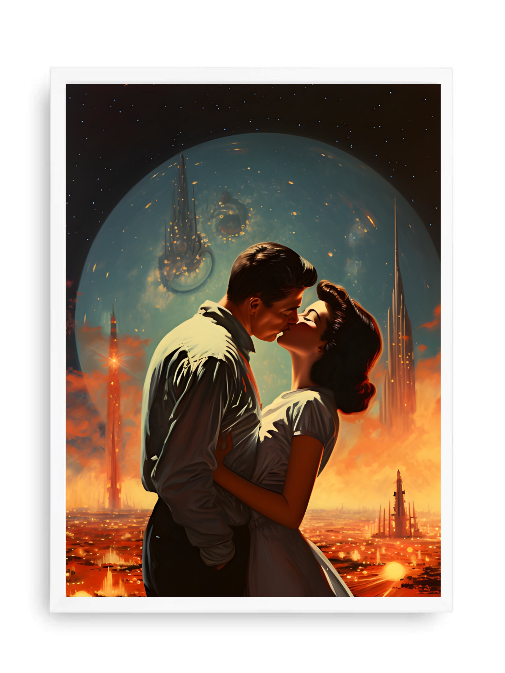 Retro Futurism Poster - Etsy