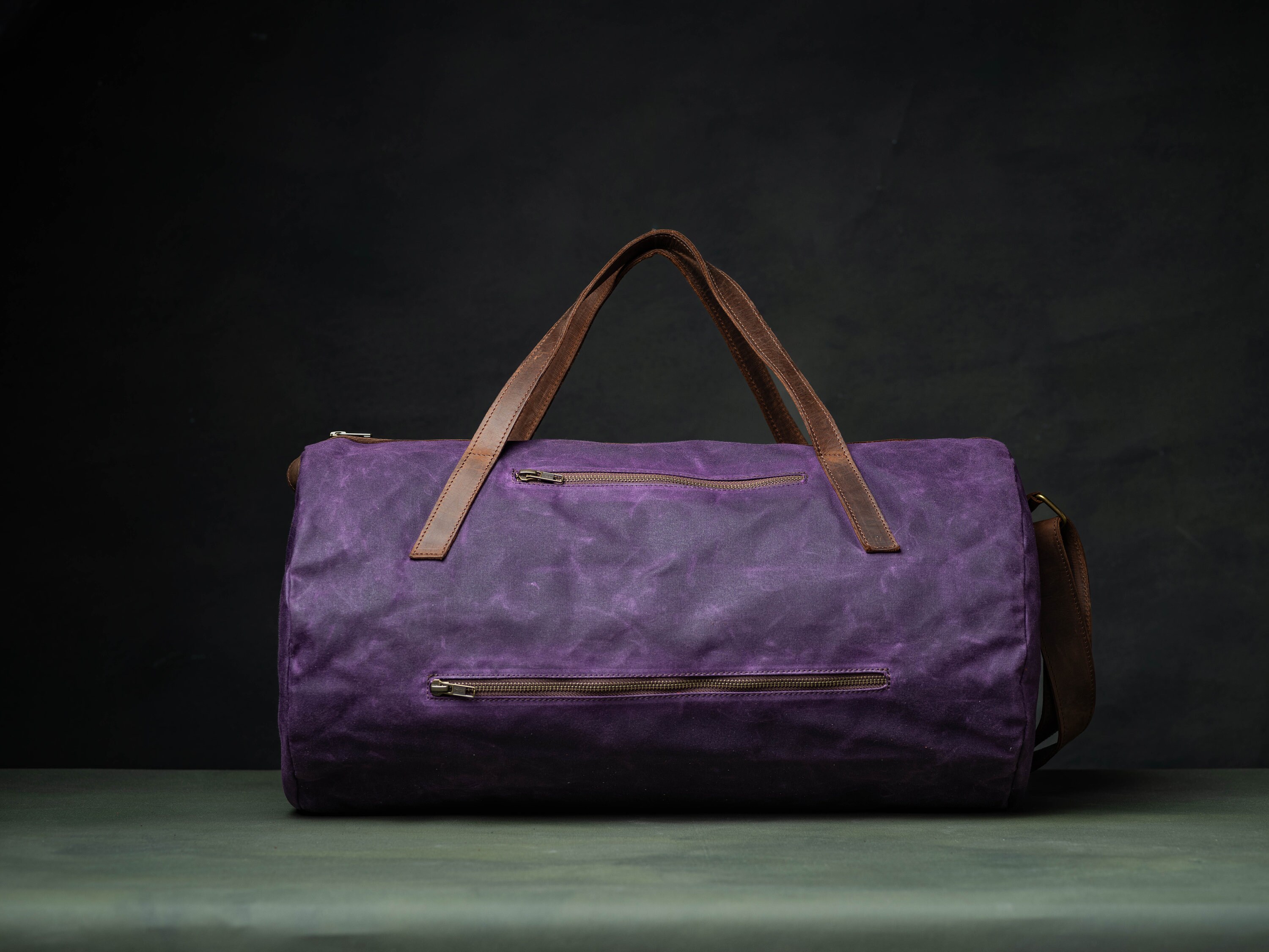 Purple Travel Bag, Weekender Bag, Cabin Bag, Personalized Luggage ...