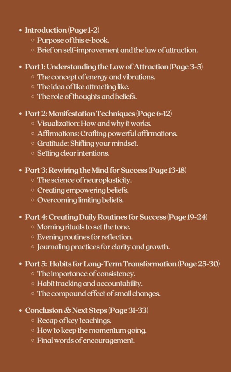 The Manifestation Blueprint: Law of Attraction | Self Help Guide | Step-by-step Manifestation ...