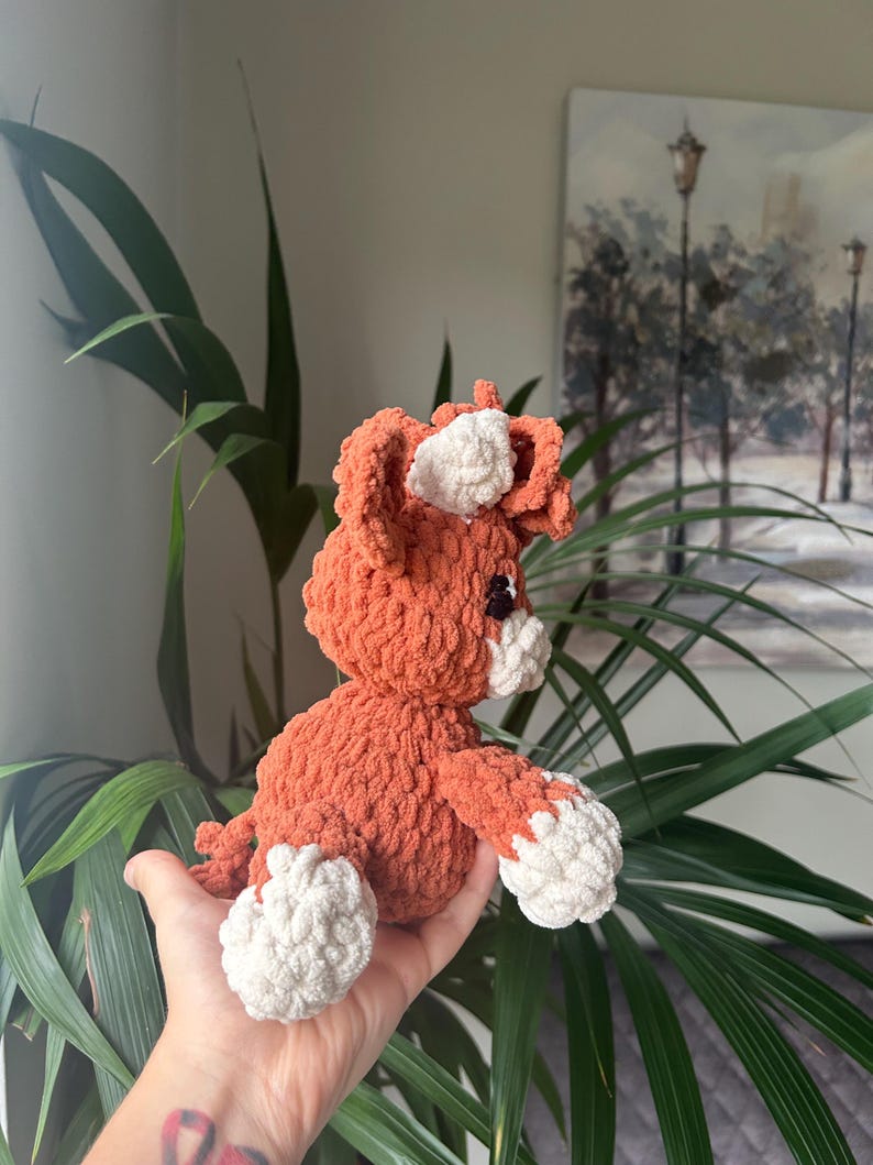 Highland Cow Crochet Plushie PDF Pattern Soft Plush Toy Blueprint Cow ...