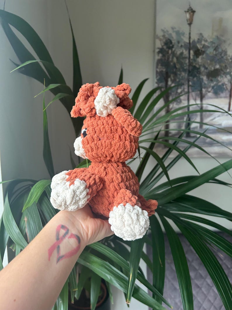 Highland Cow Crochet Plushie PDF Pattern Soft Plush Toy Blueprint Cow ...