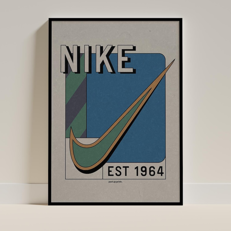 Nike Poster Vintage - Etsy