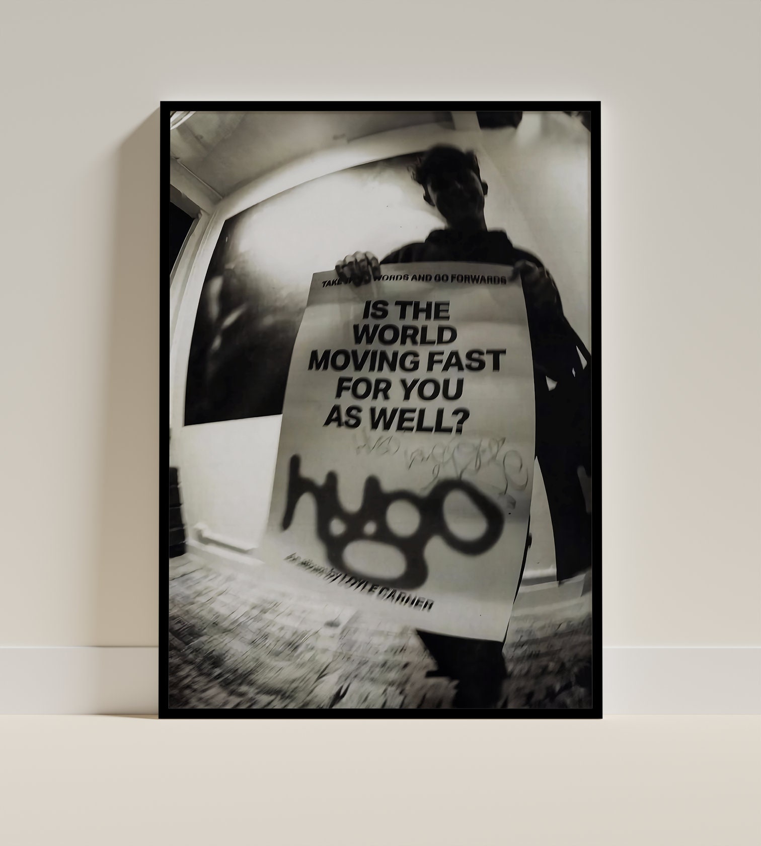 Custom Music Poster of Loyle Carner 'is the World Moving Fast for You ...