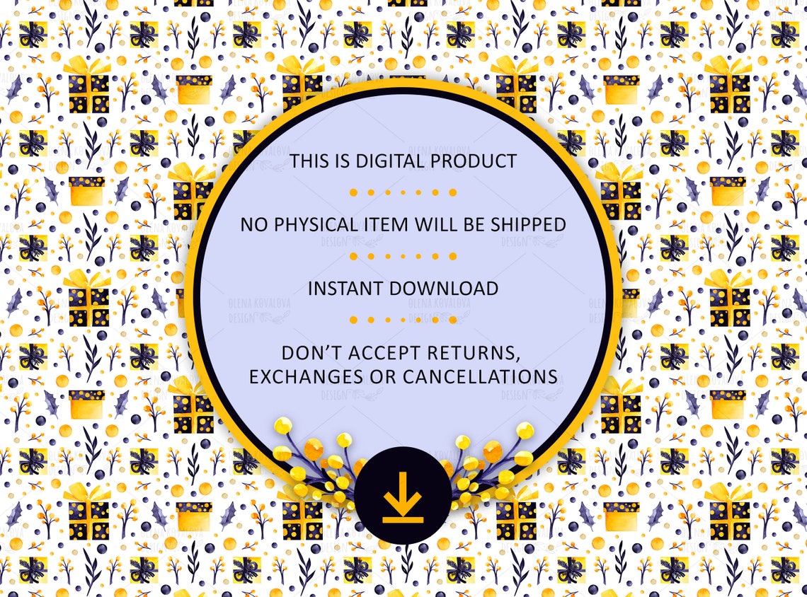 Cheerful Christmas Gnomes Watercolor Digital Papers Seamless Holiday ...