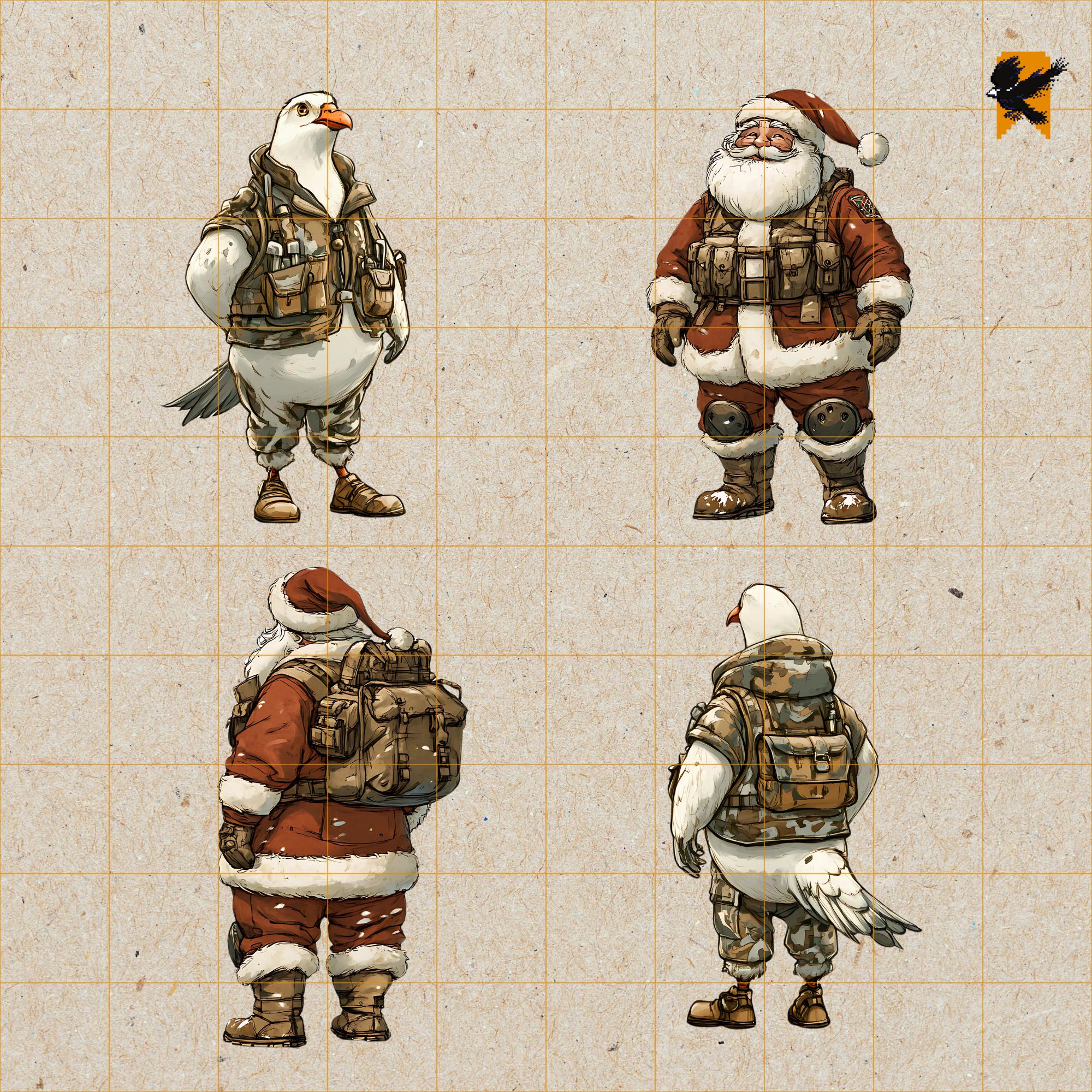 Tactical Christmas Character PNG Clipart, Militarized Christmas ...
