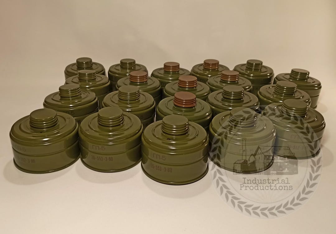 GP5 Gas Mask Filter 20PCS, Fits All NATO Gas Masks, Factory New - Etsy ...