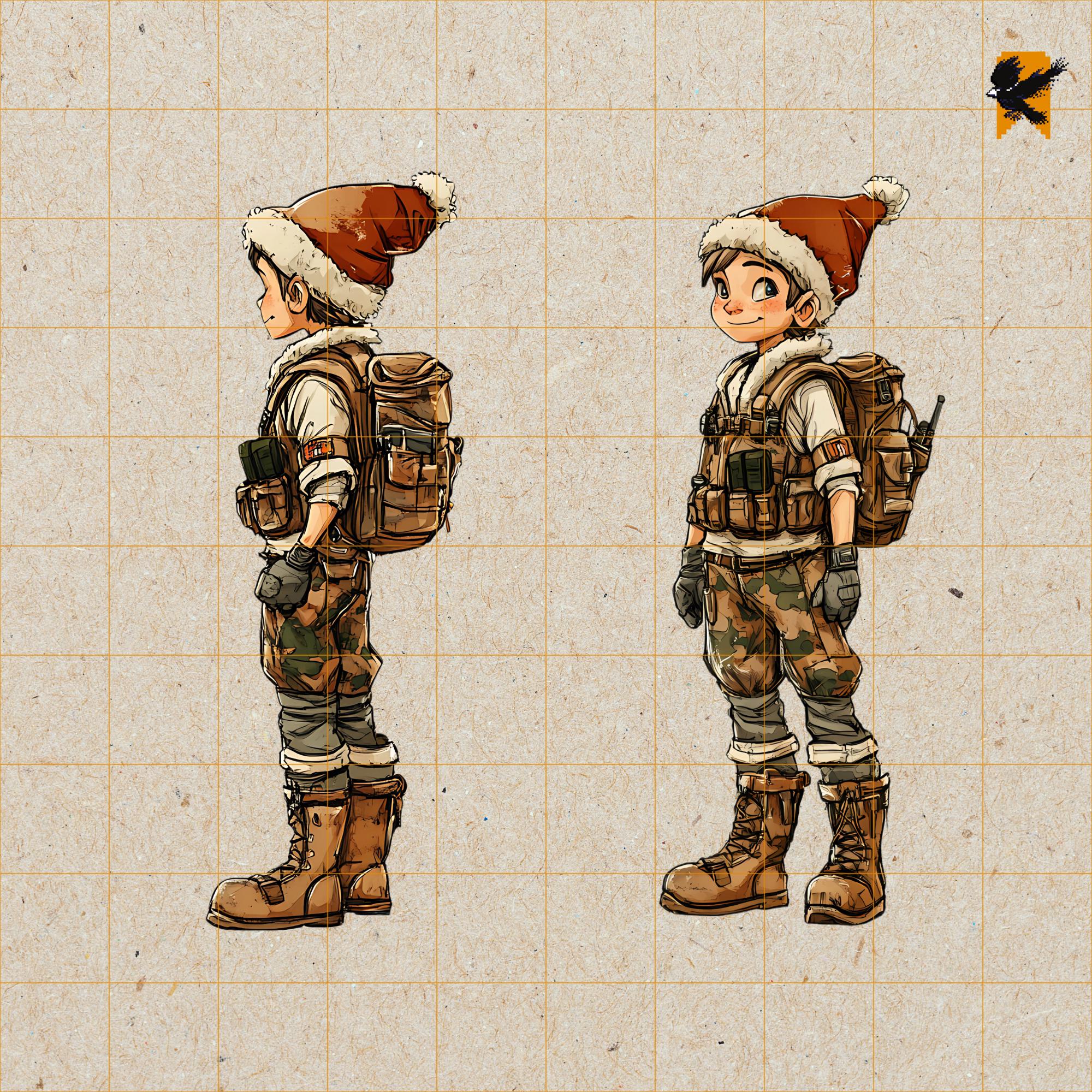 Tactical Christmas Character PNG Clipart, Militarized Christmas ...