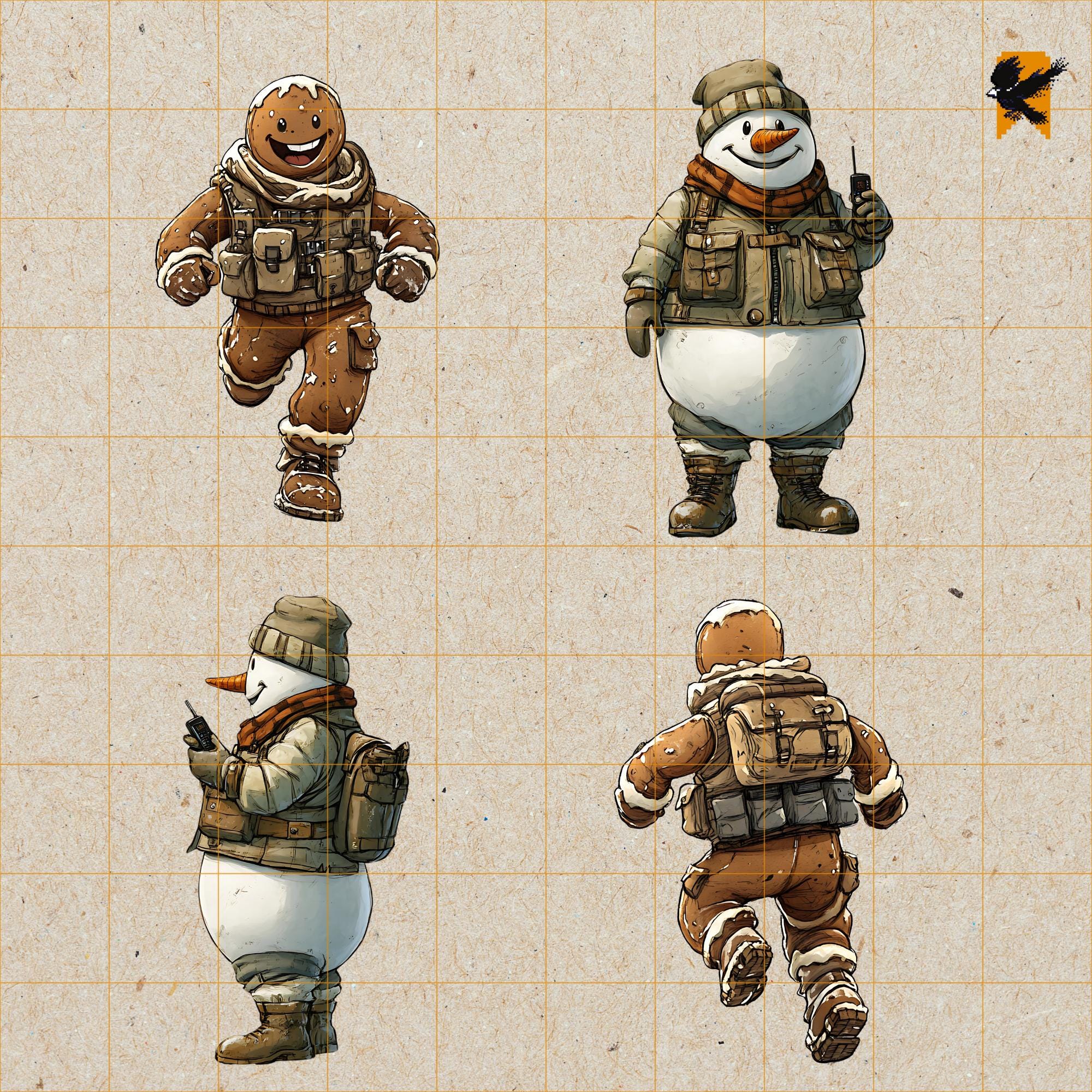 Tactical Christmas Character PNG Clipart, Militarized Christmas ...