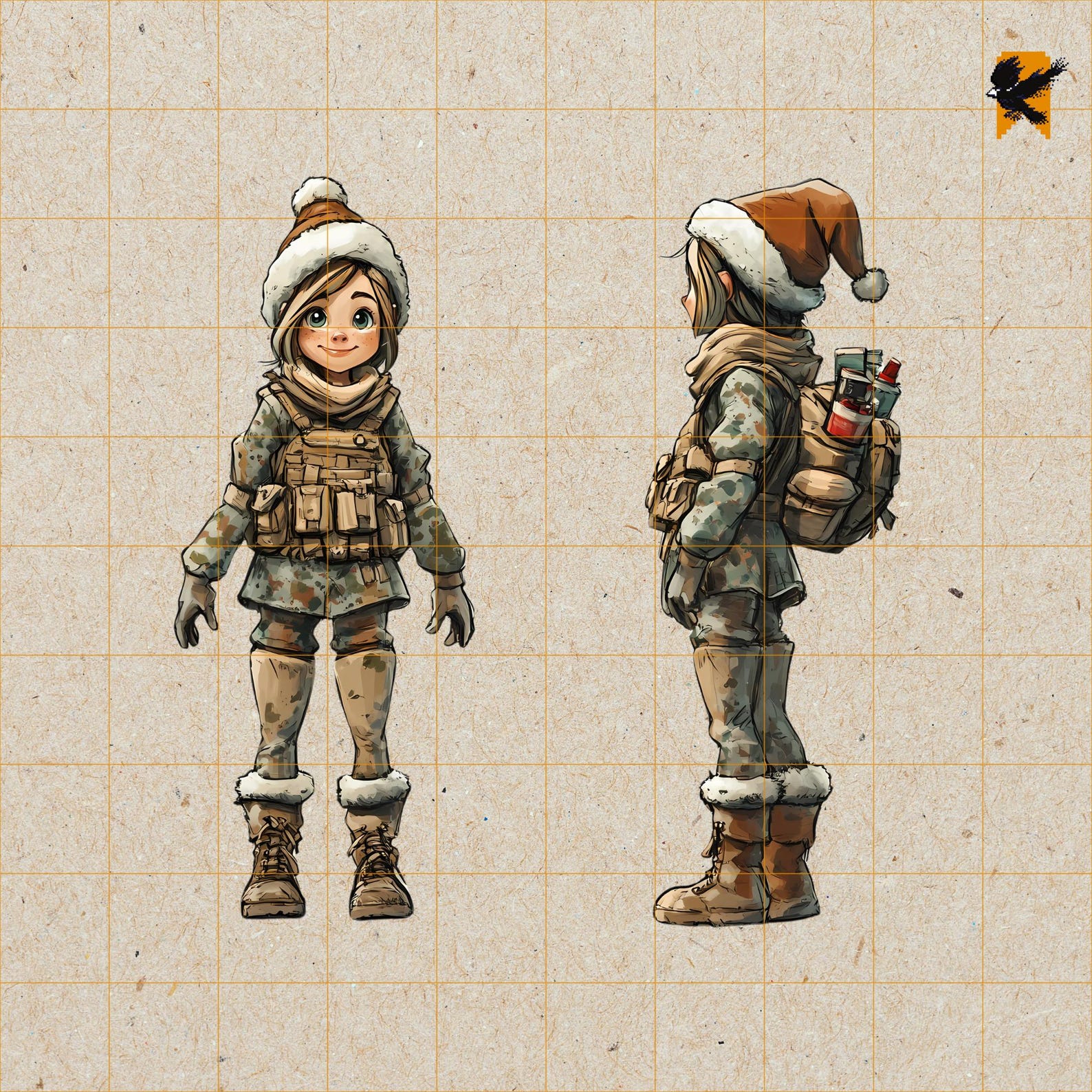 Tactical Christmas Character PNG Clipart, Militarized Christmas ...