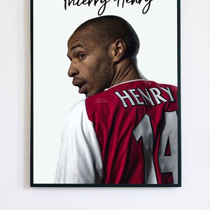 Thierry Henry Poster Instant Download Thierry Henry Wall Art Decor ...