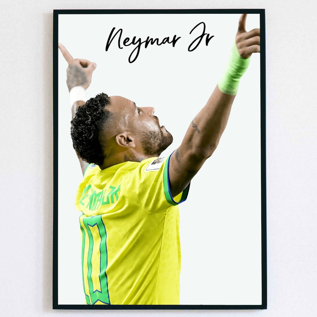 Neymar Poster Instant Download Neymar Junior World Cup Wall Art Decor ...