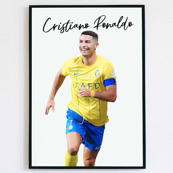 Cr7 Al Nassr Poster - Etsy