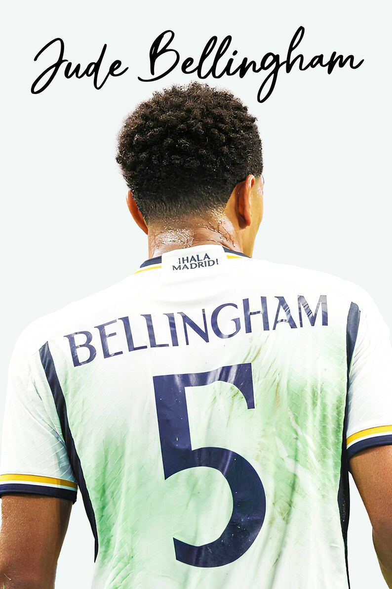 Bellingham Printable Digital Download Jude Bellingham Wall Art - Etsy