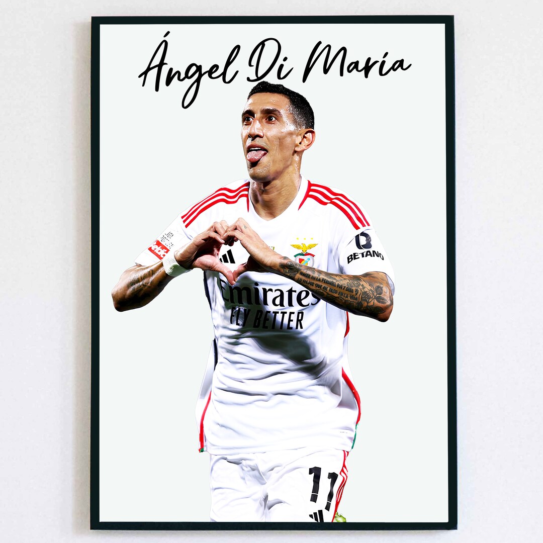 Di Maria Poster Instant Download Angel Di Maria Wall Art Decor - Etsy