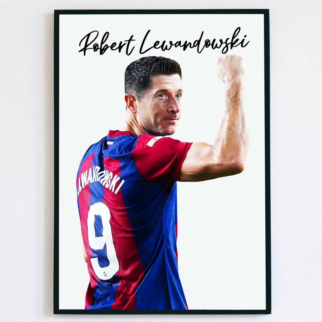Lewandowski Print Downloadable Art Robert Lewandowski Wall Art Decor ...