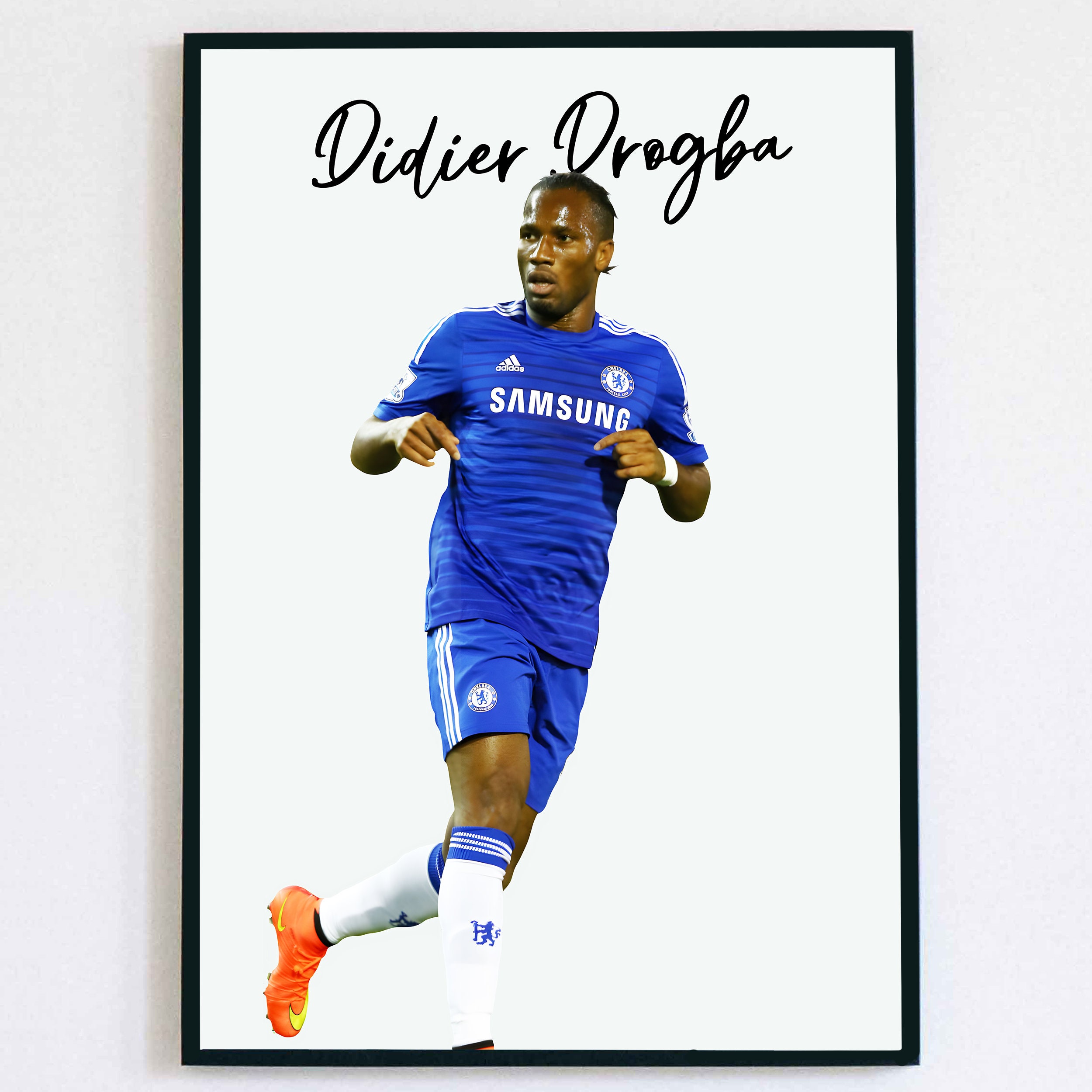 Drogba Poster Sofort Download Fußball Wandkunst Didier Drogba - Etsy.de