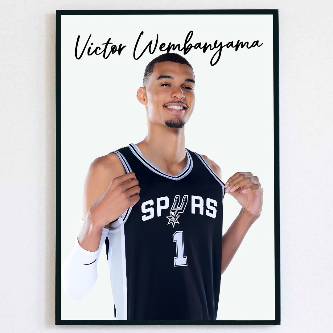 Wemby Poster Instant Download Basketball Wall Art Victor - Etsy