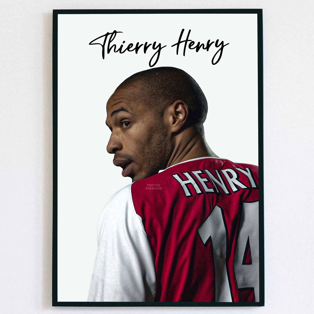 Thierry Henry Poster Instant Download Thierry Henry Wall Art Decor ...