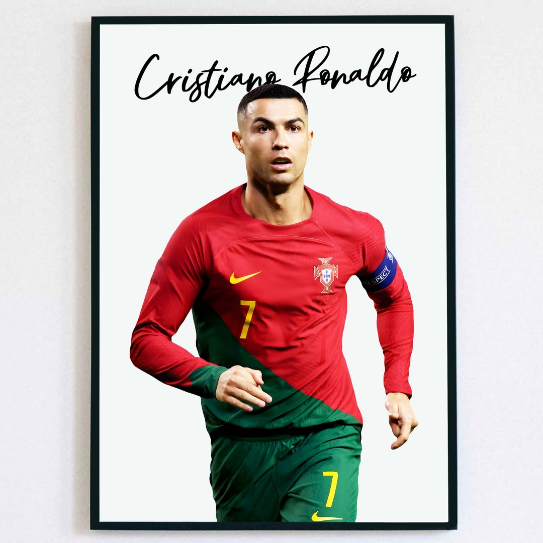 Ronaldo Poster Instant Download Sports Wall Art Gift for Boys Soccer ...