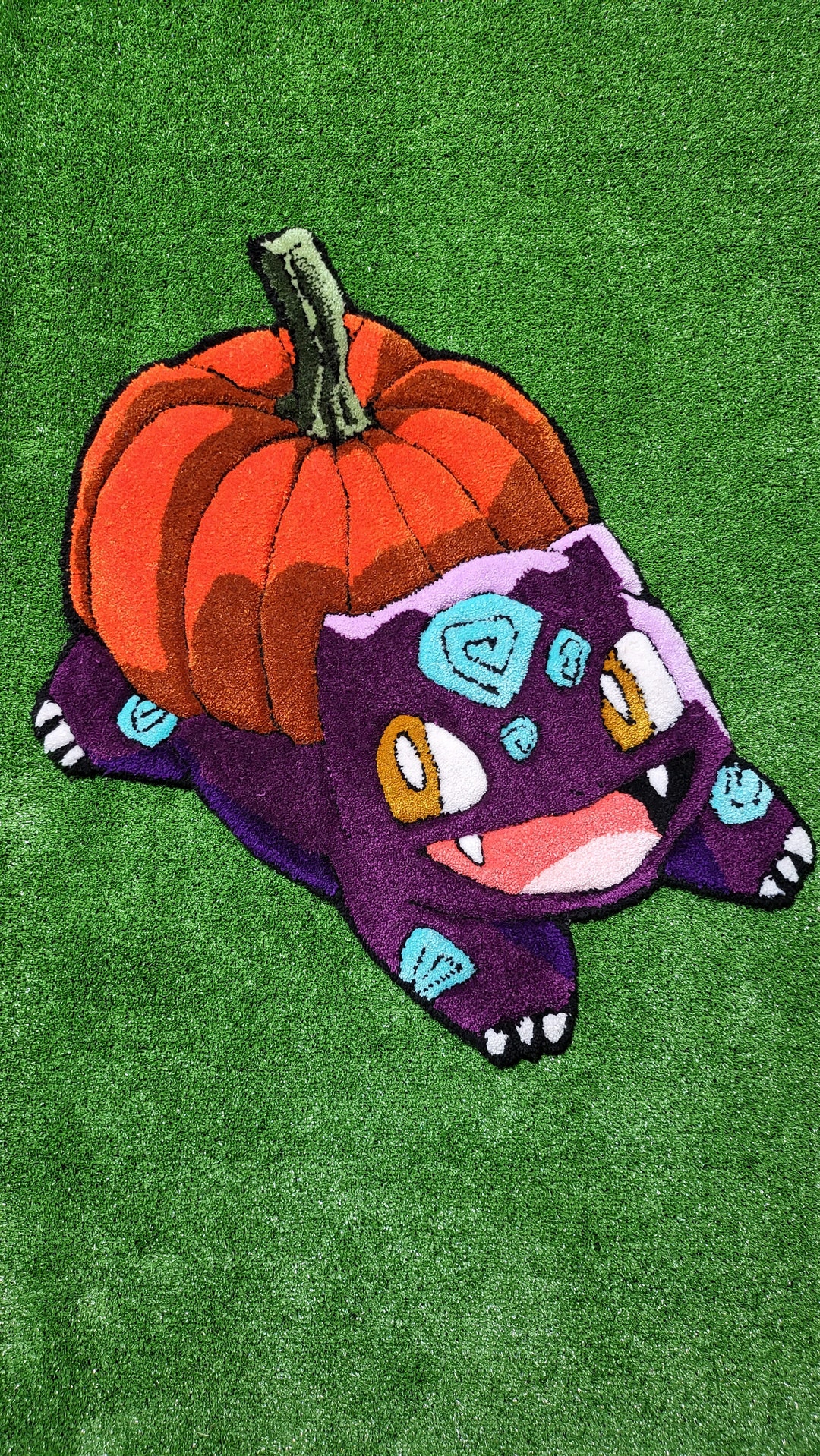 Hand Tufted Bulbasaur Rug - Etsy