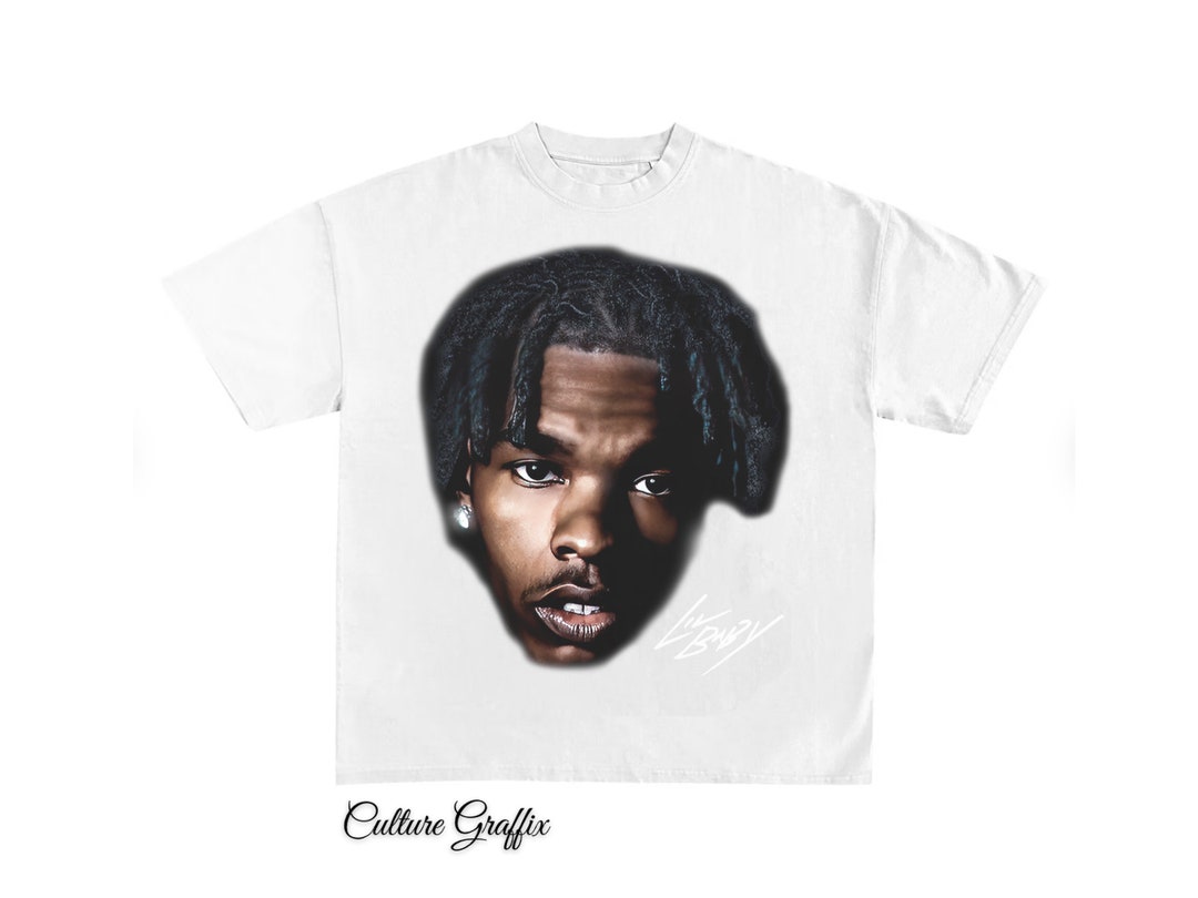 Lil Baby Shirt White, Vintage Rap Tee Lil Baby, Hip Hop Graphic Print T ...